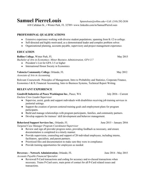 Dalton Dowdy Current Resume | DOCX | Business | Business and Finance