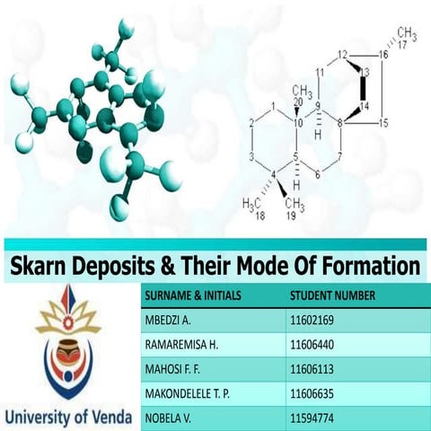 skarn deposits and their mode of formation | PPTX