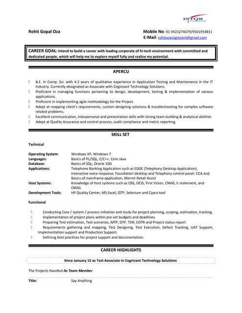 CV Of Arun Thimmappa | PDF