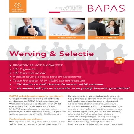 BAPAS_Werving&Selectie | PDF
