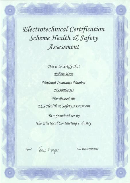 AM2 certificate (1994) | PDF