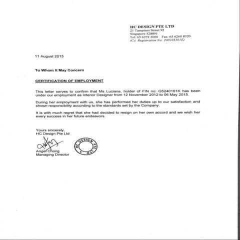 Reference letter | PDF