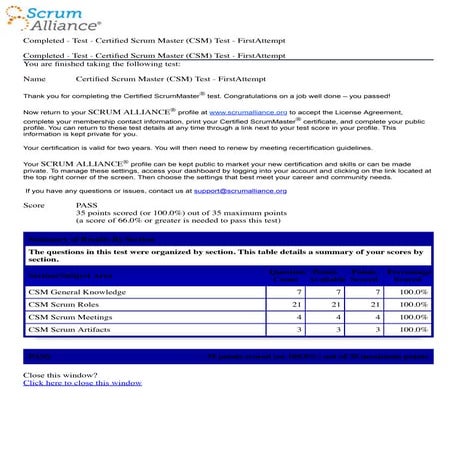CSM® Certification: Understanding Training, Exam Requirements, Scrum ...