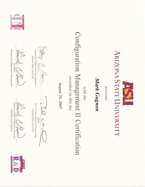 MBA Certificate and Transcript | PDF