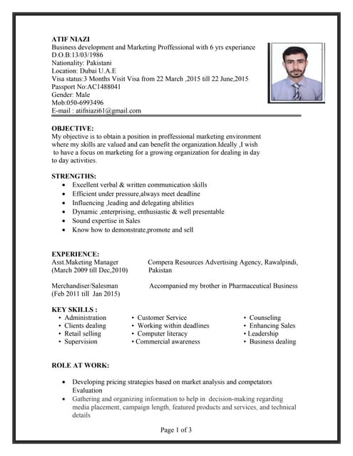 dada cv | PDF