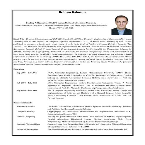 CV-Behnam_Rahnama-EN | PDF