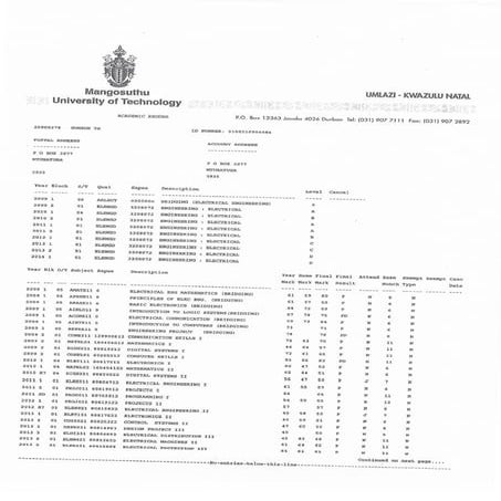 academic record | PDF