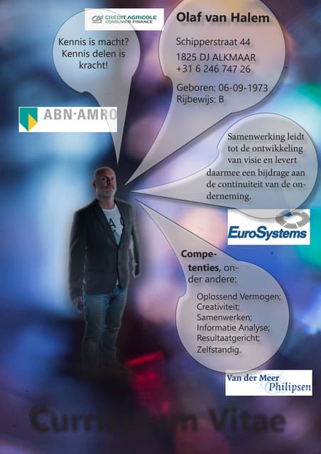 CV Anko Wolf Dutch 2016-06 | PDF | Computing | Technology & Computing