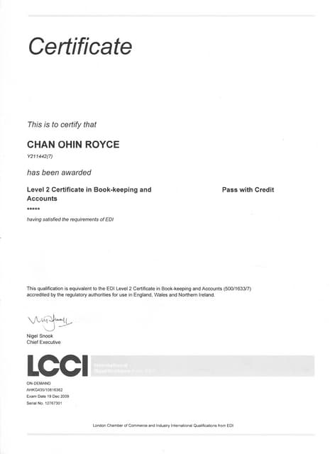 SPC Form 5 Result Slip | PDF