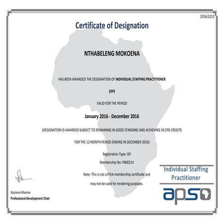 NTHABELENG MOKOENA | PPT