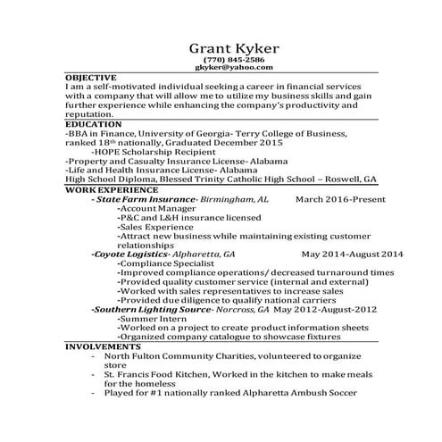 Grants resume 2016 | DOCX