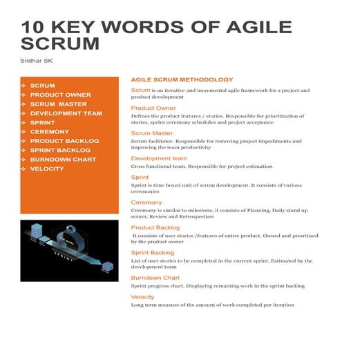 10 Key Words of Agile Scrum | PDF