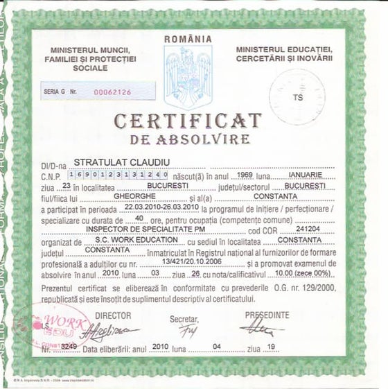 REVALIDATION CERTIFICATE | PDF