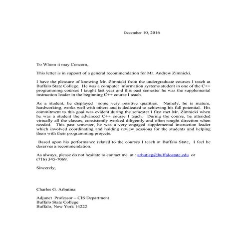 Harvard Rec. Letter | PDF