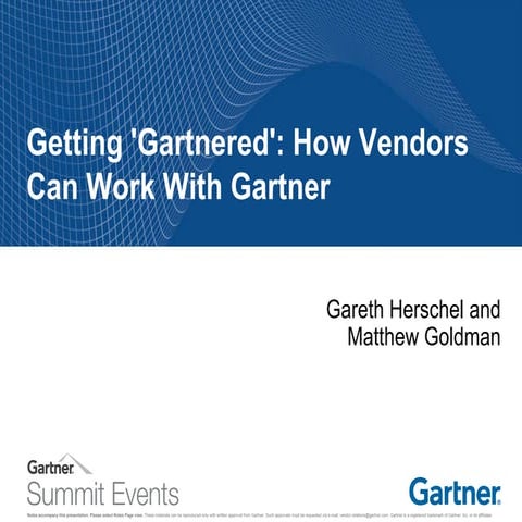 Gartner Overview | PPT