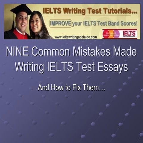 Common IELTS Writing Mistakes & How to Avoid Them: A Guide to Scoring ...