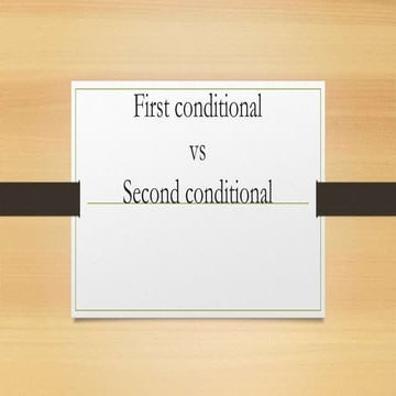 9 conditional 1 vs 2 | PPT