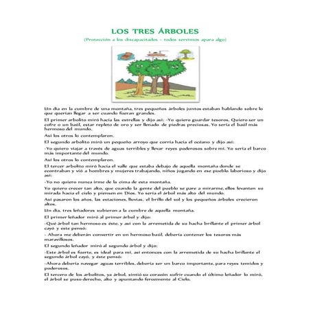 LOS TRES ÁRBOLES | DOCX