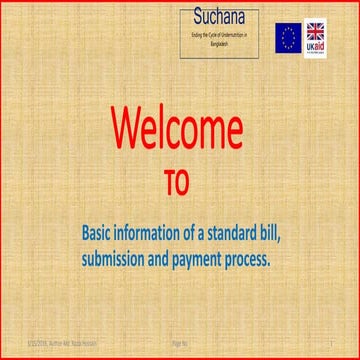 Examples of standard Bill, submission and payment process. | PPT