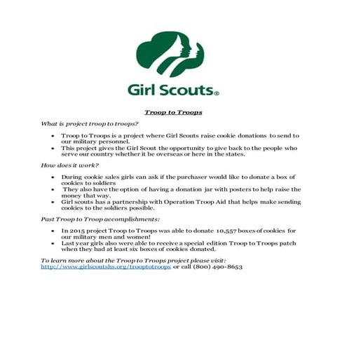 Fact sheet-Girl scouts | PDF