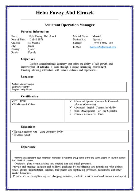 Islam Yussufs Cv | DOC