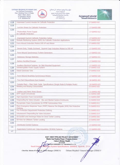 Saudi Aramco Inspection Checklist (SAIC) | PDF