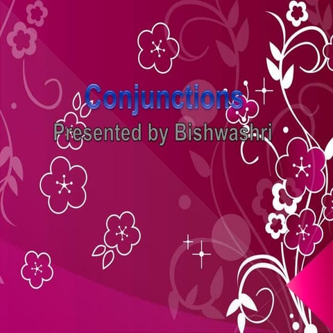 Conjunctions | PPT