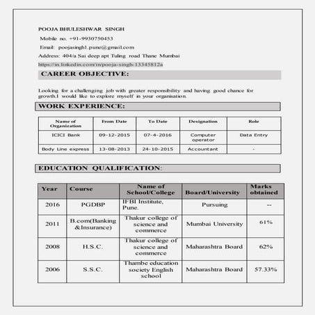 pooja RESUME (1) | DOCX