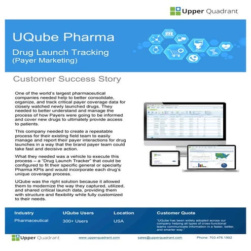 UQube Case Study - Launch Tracker | PDF