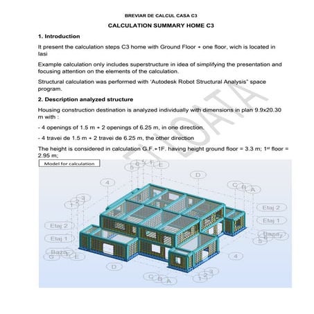 A.2. CALCULATION SUMMARY C3 | PDF | Civil Engineering Industry | Industries