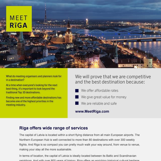 Meet Riga | PDF