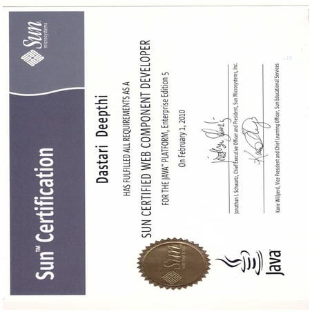 EvidenceOfProgramming-SCWCD | PDF