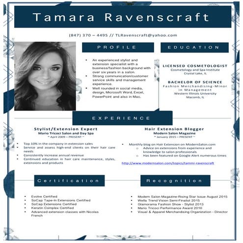 Tamara Ravenscraft-resume-2015 | PDF