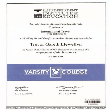 DIT Certificate | PDF