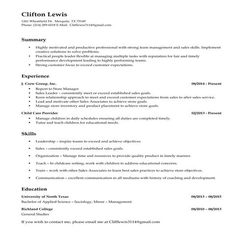 CCL Resume 15 | PDF