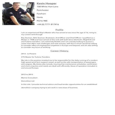 Smith, Robert cv | DOC