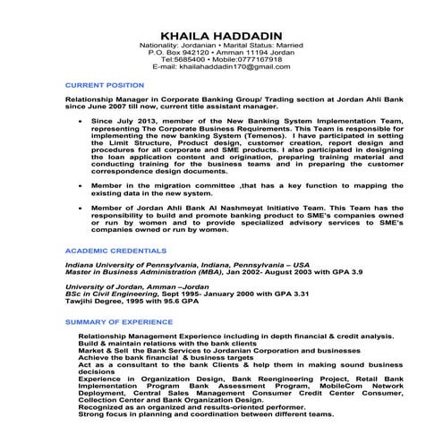 Khaila cv | DOC