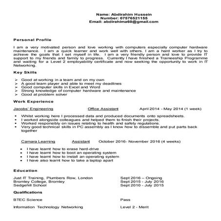 Placement_CV | DOCX