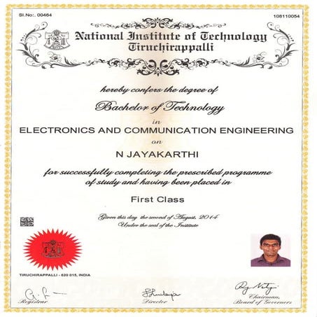 Degree certificate | PDF