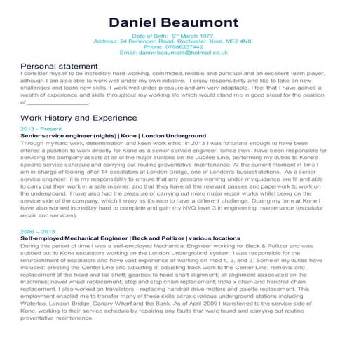 Phil Hartley CV | DOC