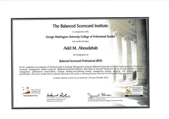 Certified Balanced Scorecard Professional | PPT