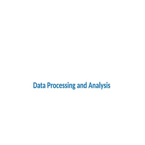 9 Data analysis bb.pptx for research analyitc | PPT