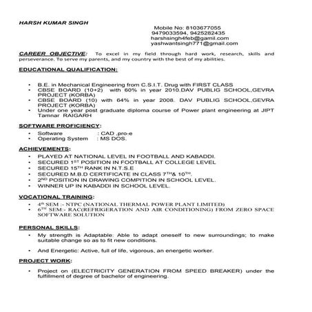 HARSH RESUME 1 | DOCX