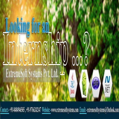 Internship for MCA in pune | PPT