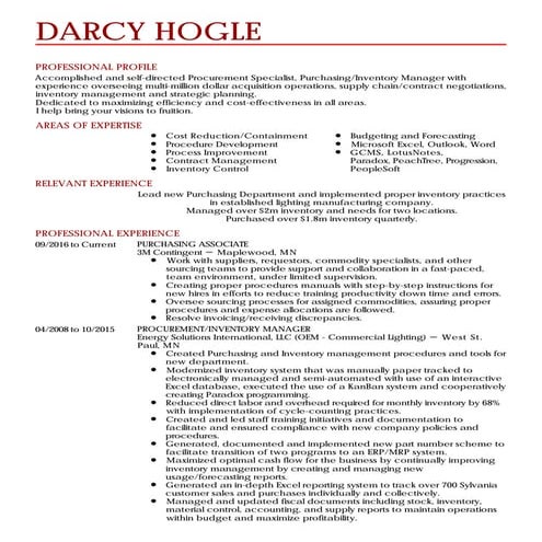 Resume - Darcy Hogle | PDF