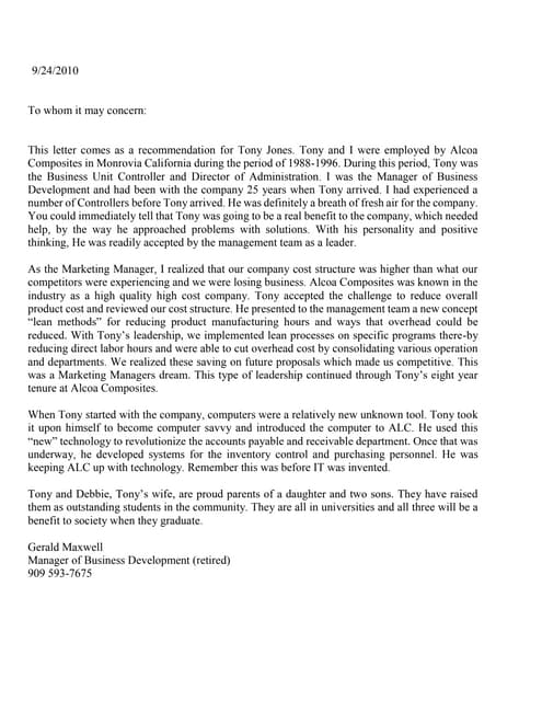 LOR Richard Selvaggio | PDF