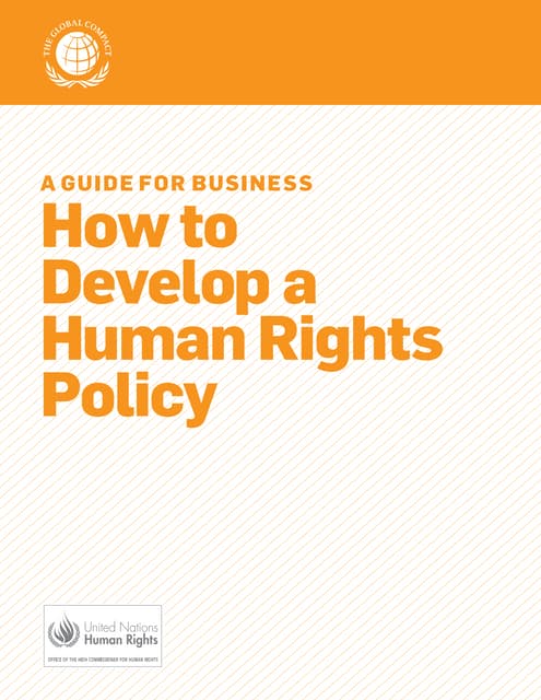 Getting the human rights impact assessment right | PPT