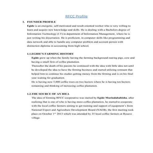 RFCC Profile | PDF