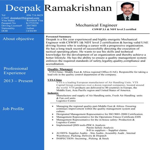 Deepak CV | PDF