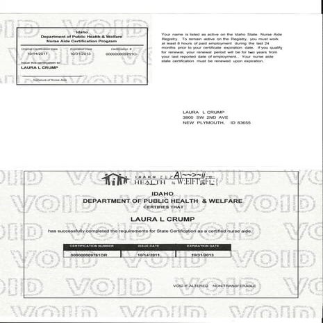 CNA State Licenses0001 | PDF